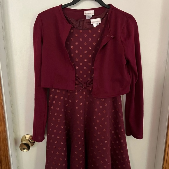 Dresses | Girls Size 16 Maroon Dress | Poshmark